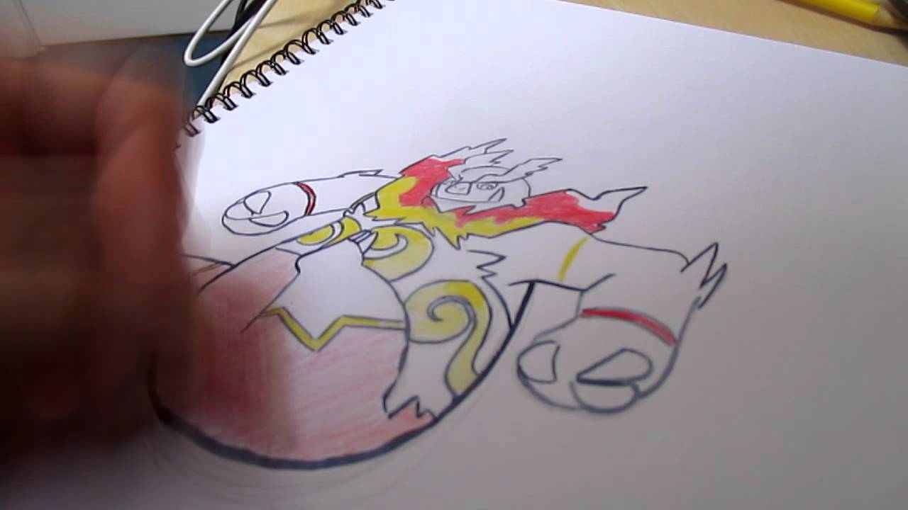 Emboar Pokemon Speed Drawing - YouTube