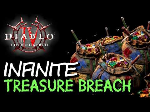 Infinite Treasure Breach & Fastest Goblin Event Reputation Farm - Lord of Hatred - Diablo 4
