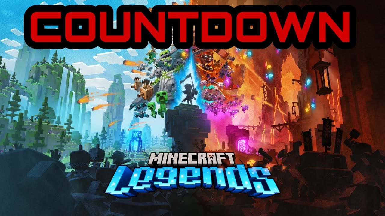 Minecraft LEGENDS countdown!!! - YouTube