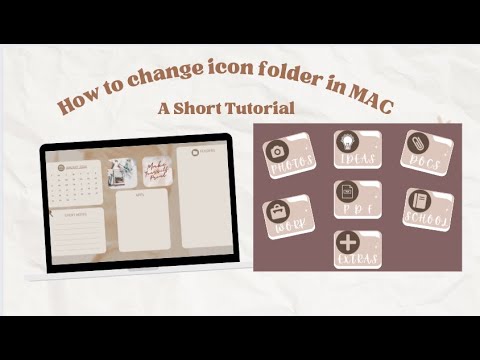 A Short Tutorial on How to Change Icon folder in MAC - YouTube