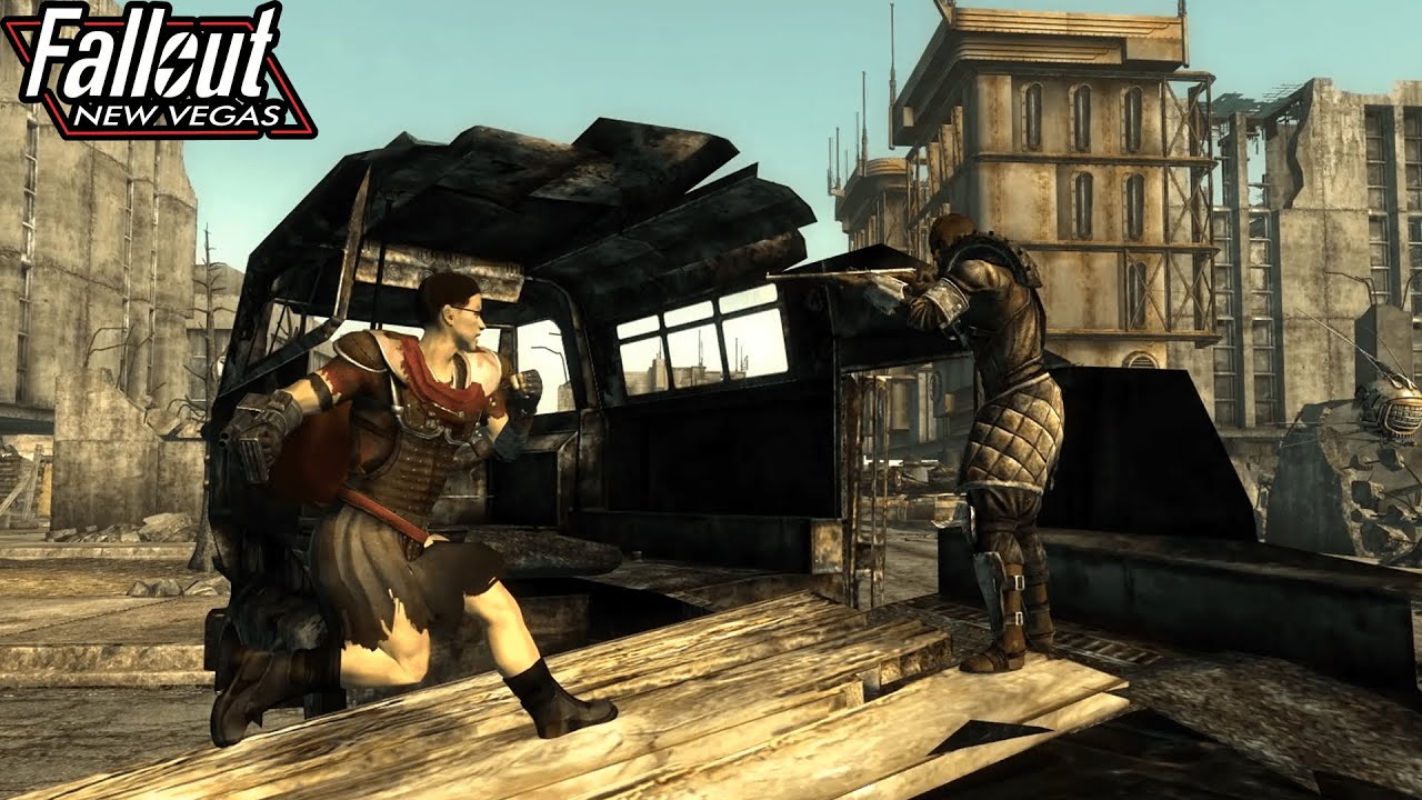 A Legion Praetorian Walks Into Bethesda Ruins... - YouTube