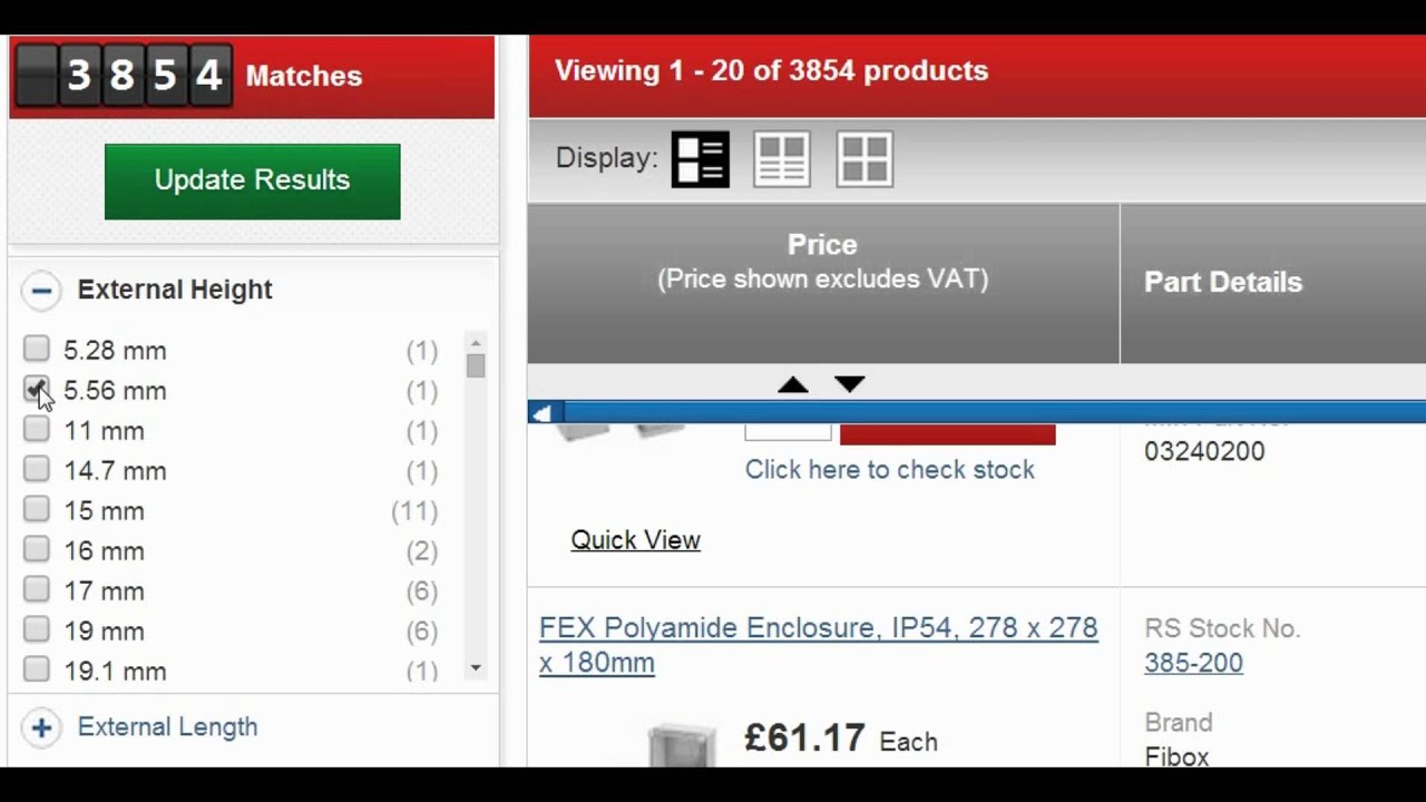 RS Components showcase website improvements - YouTube