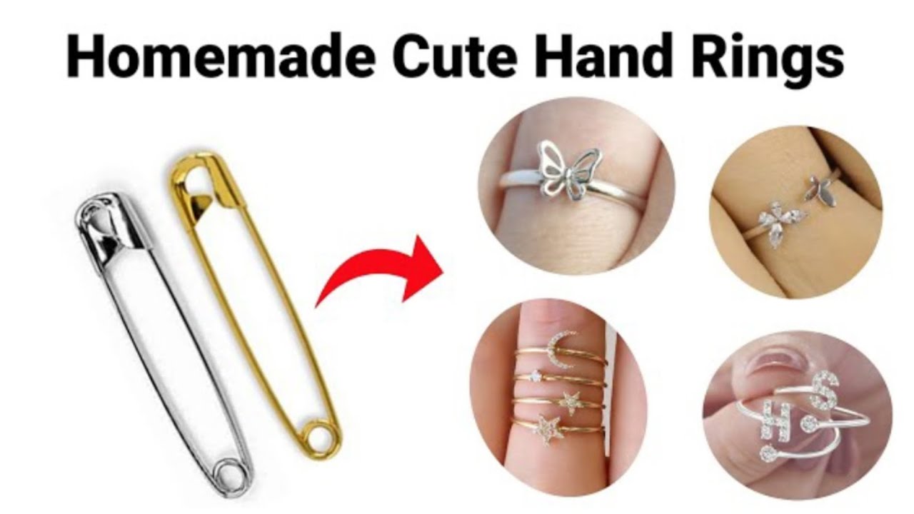 DIY Homemade Cute Love Rings /how to make Rings at home /homemade ring/ghar par banaye cute ring ...
