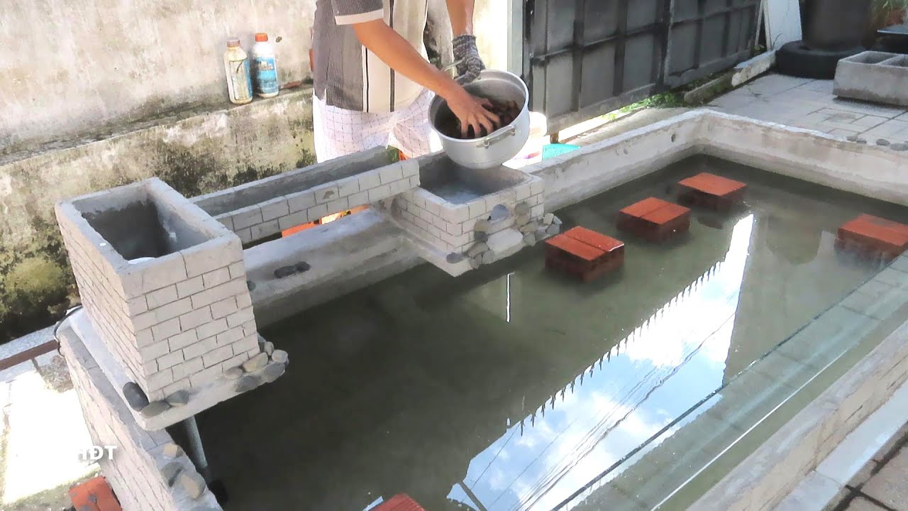 Make fish tank, waterfalls with Styrofoam box 15/06/2021 😍 Làm hồ cá ...