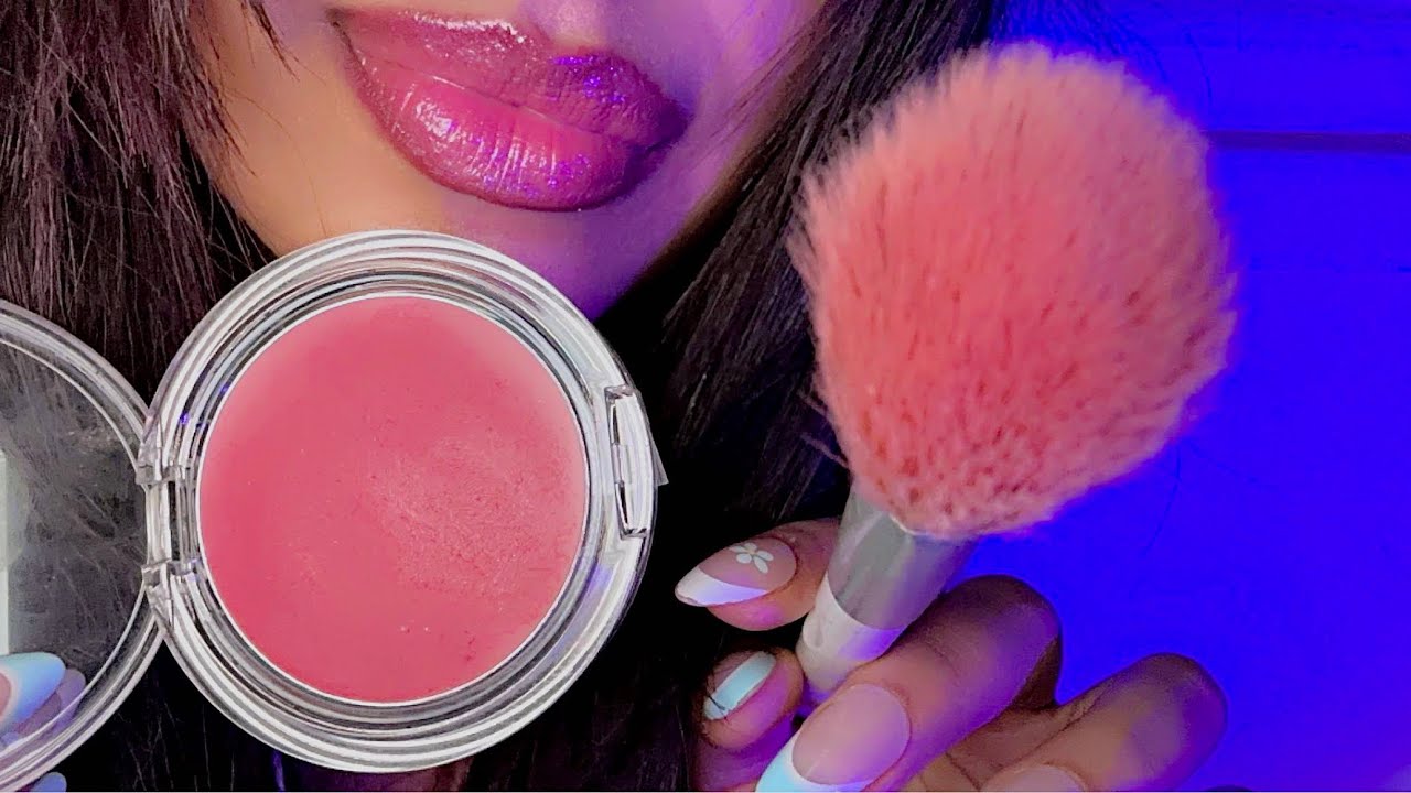 ASMR~ Relaxing Makeup Application on YOU 💄 Mouth Sounds, Tapping, & Whispers - YouTube