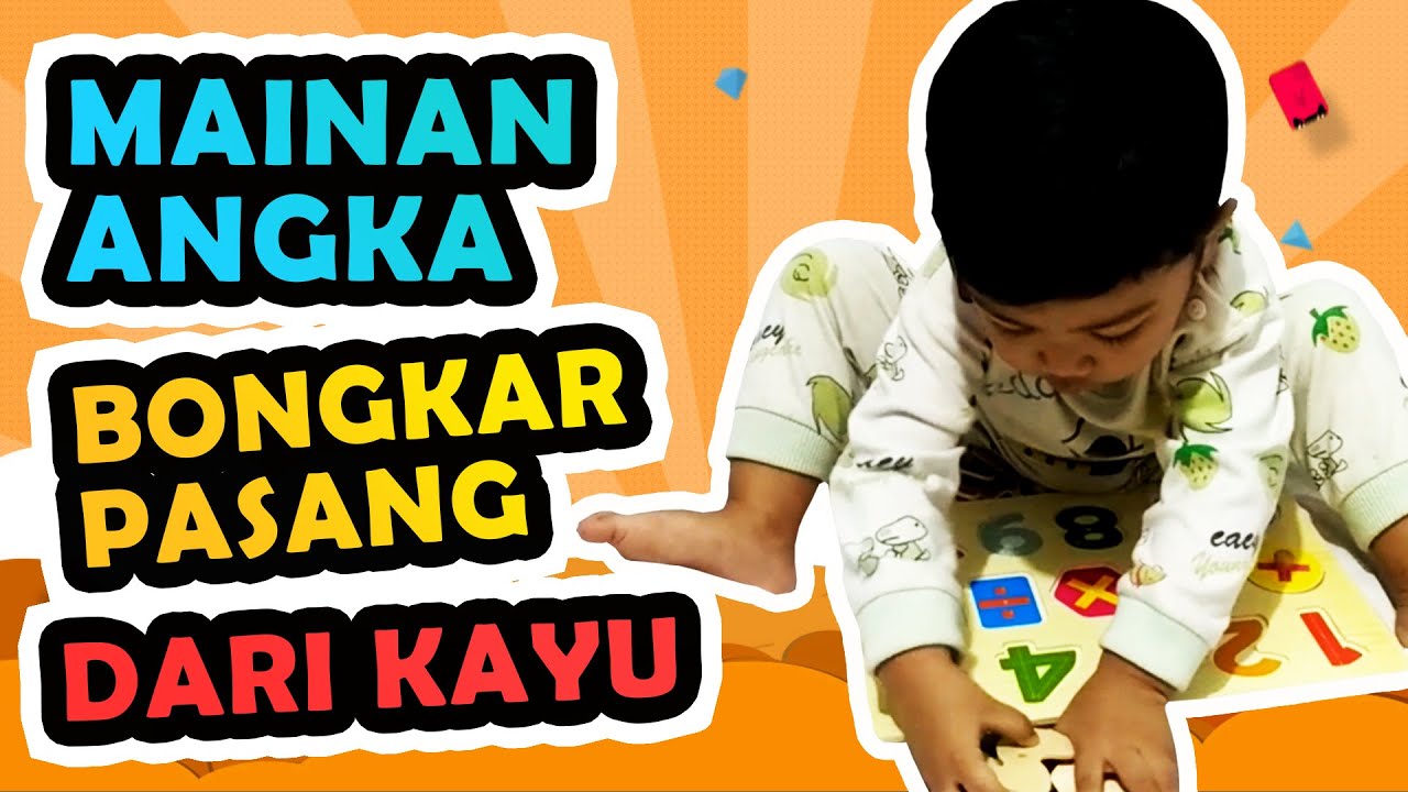 Bongkar Pasang Mainan Puzzle Edukasi Dari Kayu - YouTube