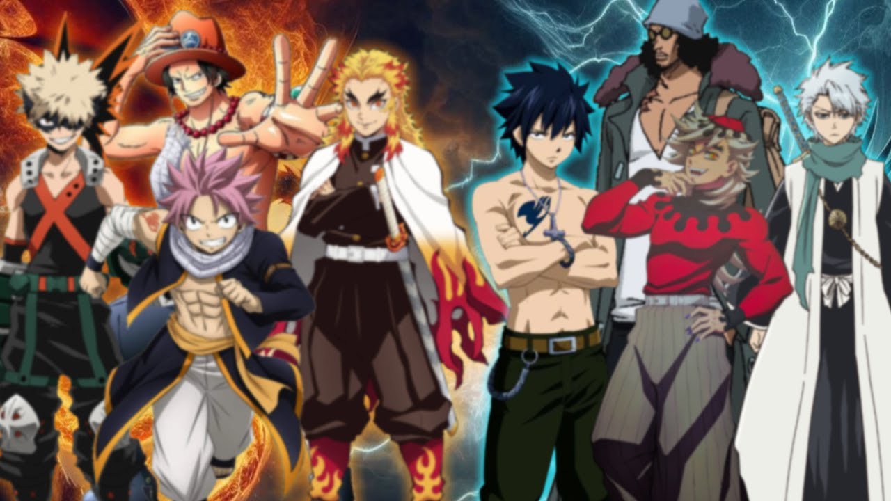 Team Fire vs Team Ice - Battle Anime - YouTube