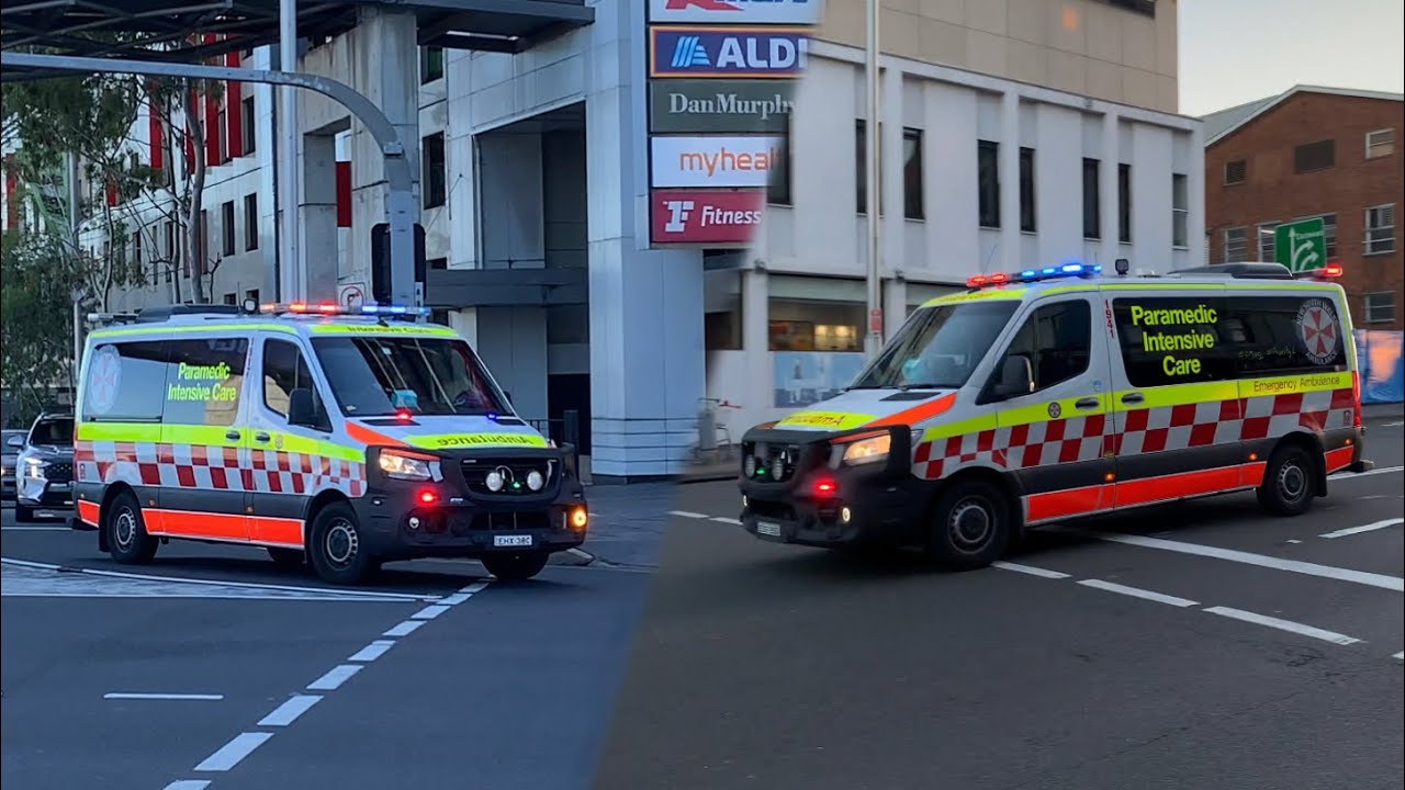 (DUAL SIREN) NSW Ambulance [INTENSIVE CARE] Responding | Ryde - YouTube