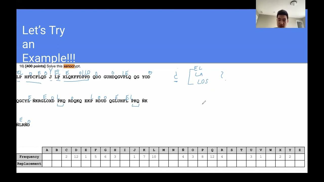 Cryptography II Meeting 5 - Xenocrypts - YouTube