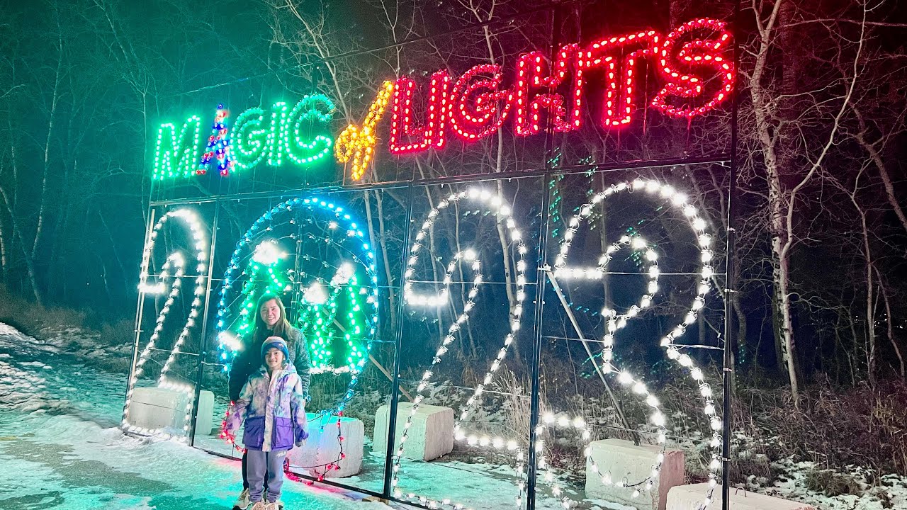 Magic of lights Castrol Raceway Nisku - YouTube