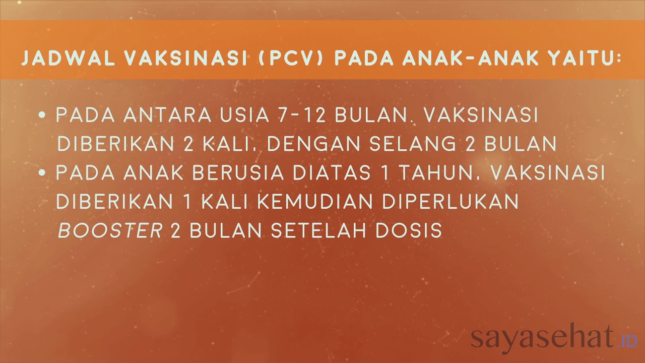 Vaksin Pneumokokus - YouTube
