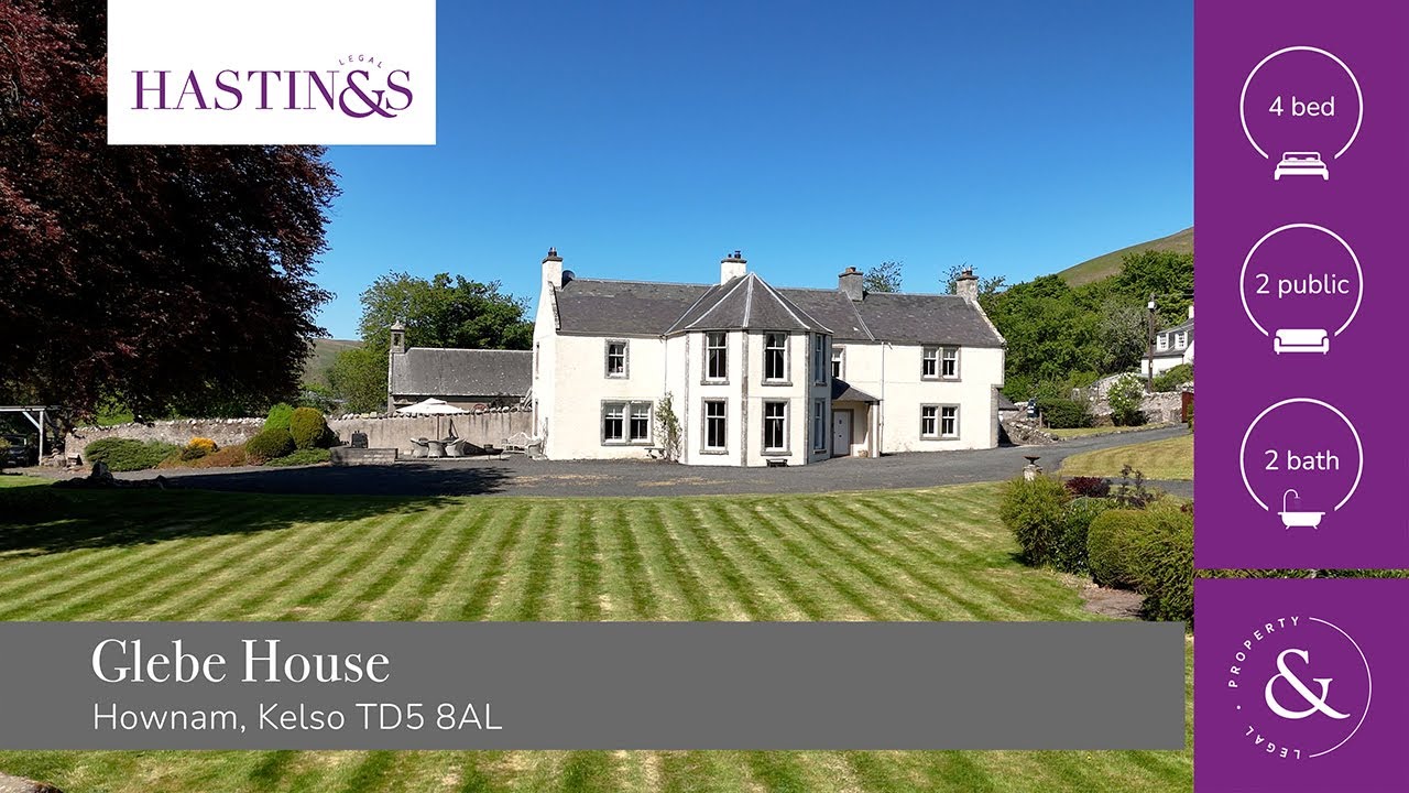 Glebe House, Hownam, Kelso TD5 8AL - Video Tour - YouTube