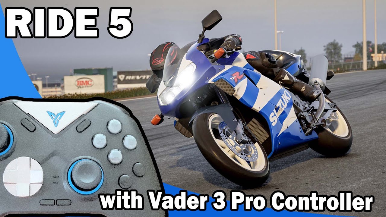 RIDE 5 | Motion control with Flydigi Vader 3 Pro game controller - YouTube