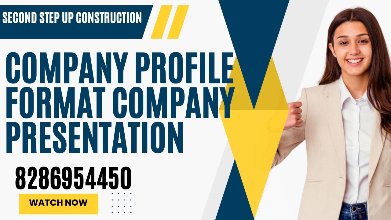 SECOND STEP UP CONSTRUCTION | Company Profile Format Company ...