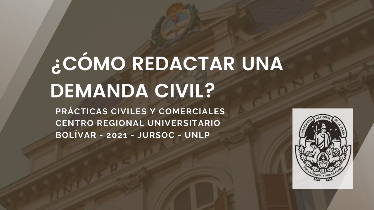 ¿Cómo redactar una demanda? - YouTube