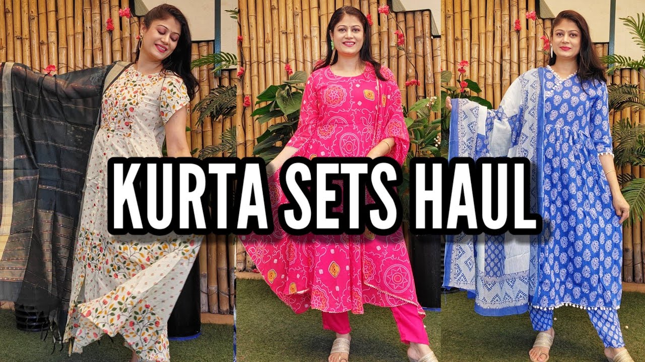 Best Amazon Kurta Set Haul For Spring & Summers Time - YouTube