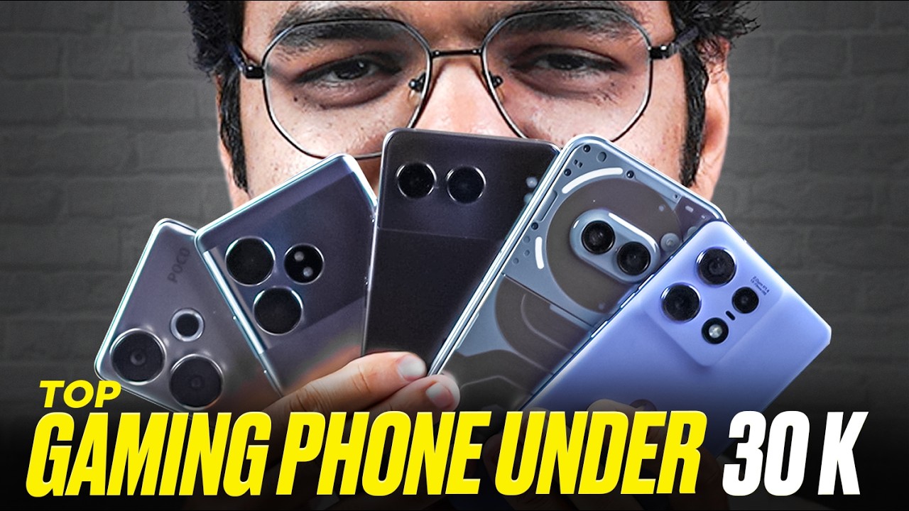 Best Gaming Phones Under 30000 | Poco F6 | Realme GT 6T | OnePlus Nord ...