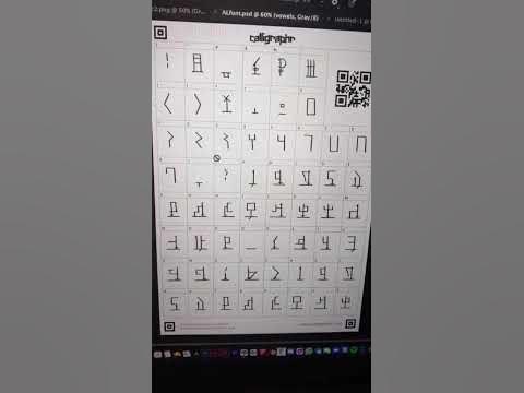 Making Conlang & Handwritten Fonts (Part 2) | Tutorial #Shorts - YouTube