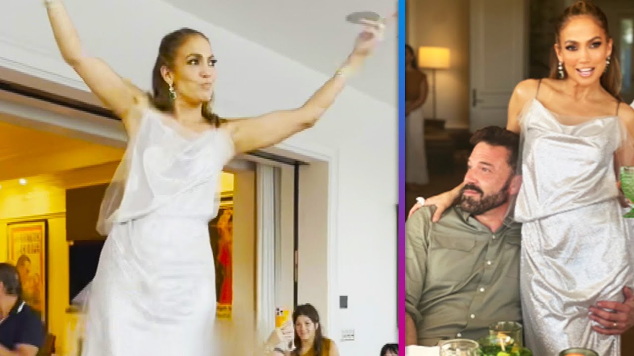Watch Jennifer Lopez DANCE ON A TABLE at Her 54th Birthday Party - YouTube