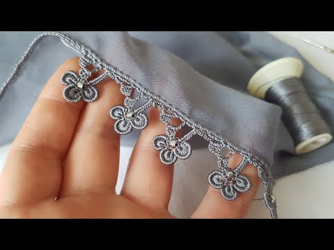 262 - Tek Sırada Fıstık Oyası Yapımı