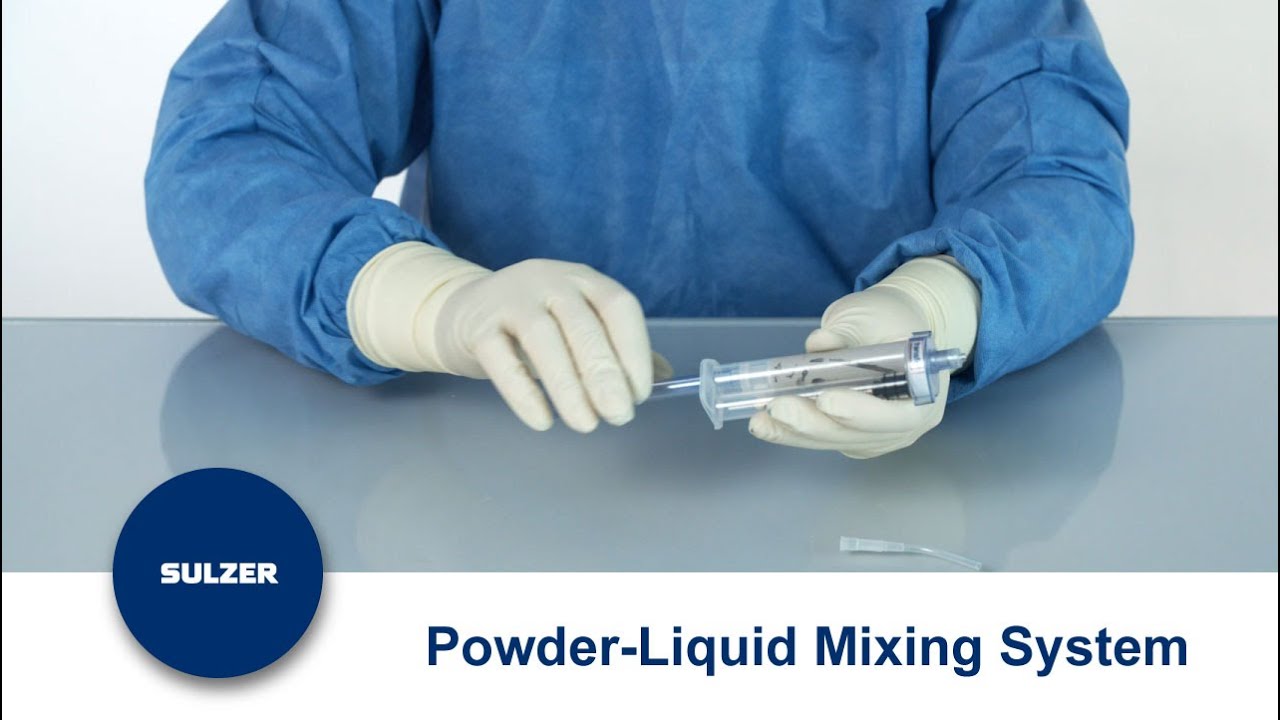 Sulzer Powder-Liquid Mixing and Delivery Device (F-System) - YouTube