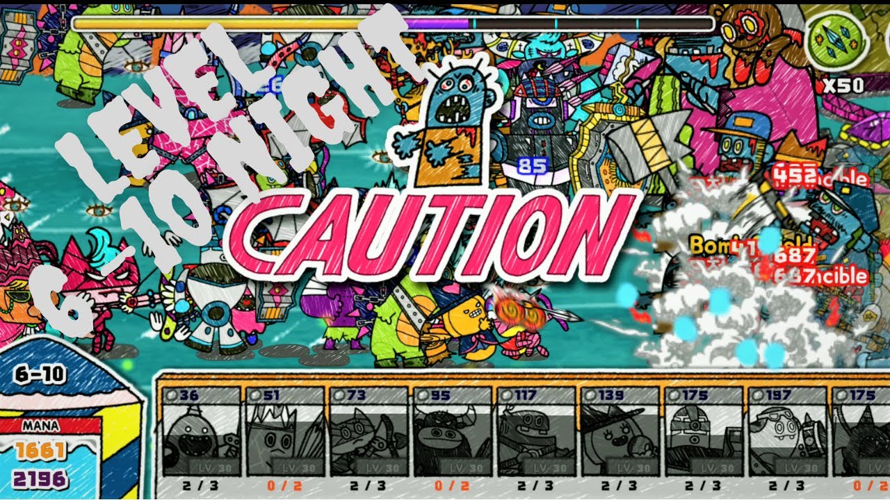 Monster VS Zombie gameplay level 6 -10 Night - Android mobile game ...