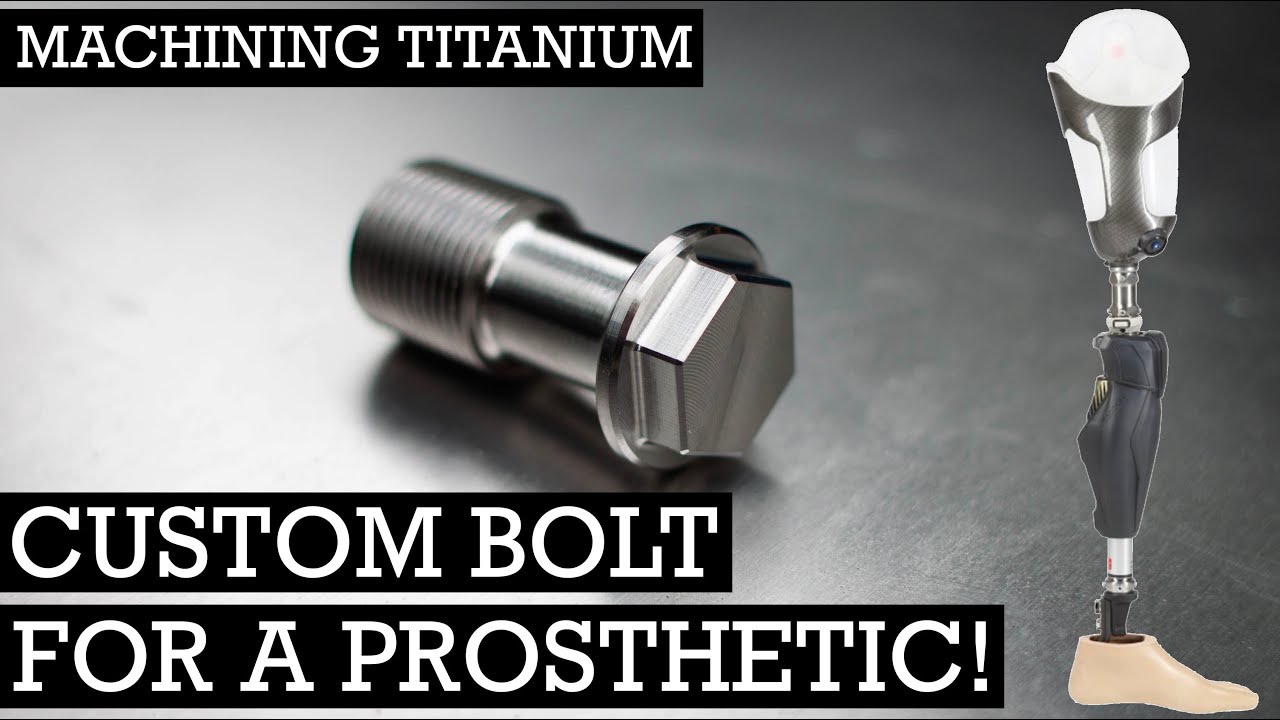 Machining a Special Titanium bolt for Prosthetics - YouTube