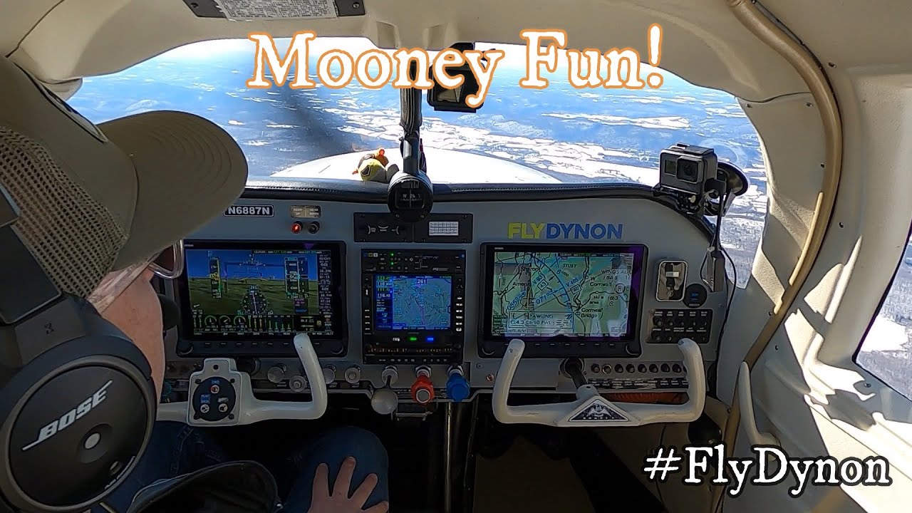 Mooney Fun w/ Dynon SkyView HDK! | Westfield-Barnes (KBAF) to Sky Acres (44N) | N6887N - YouTube