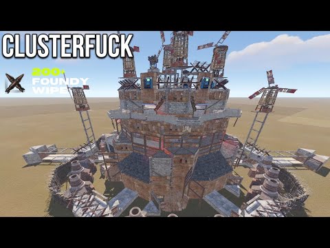 CLUSTERF*CK RUST MEDIUM BASE SHOWCASE 200+ ROCKET FOUNDY WIPE PROOF ...