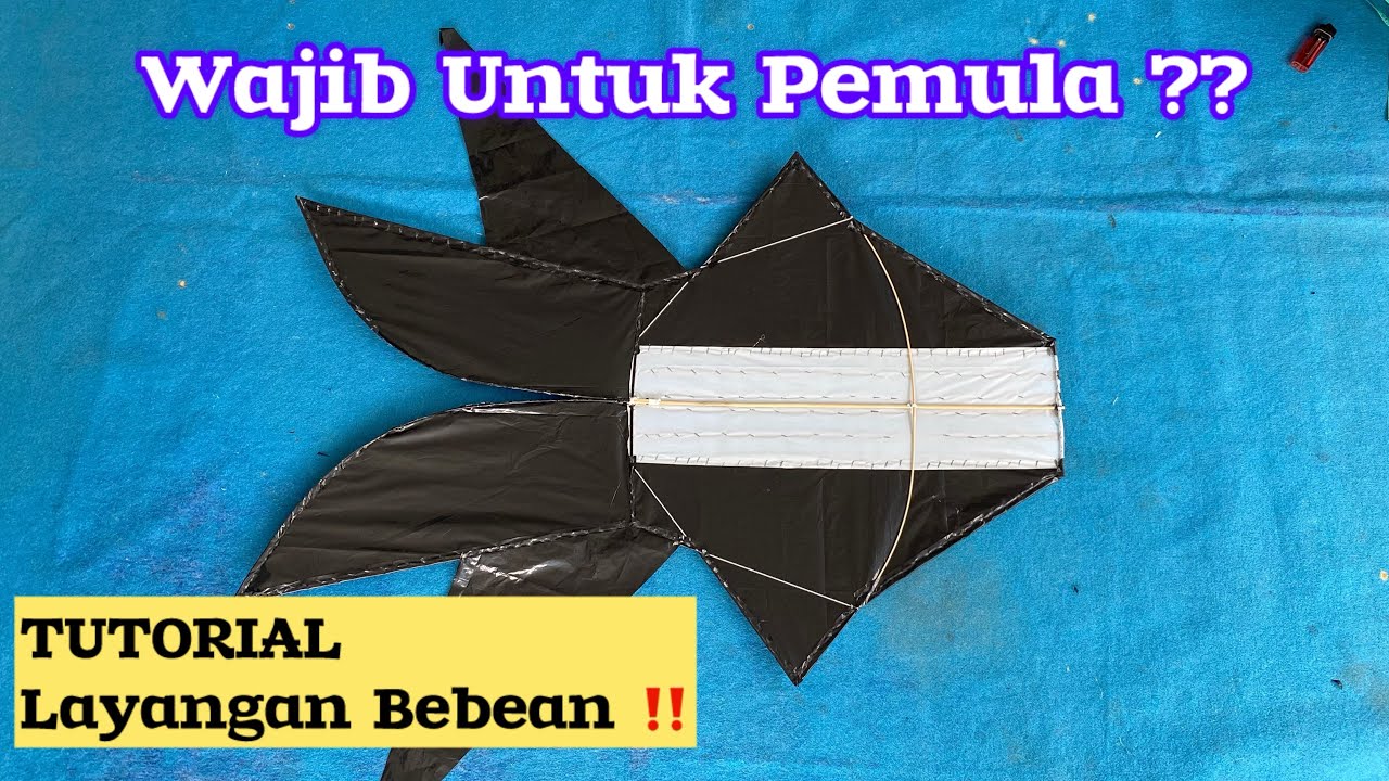LAYANGAN BEBEAN MINI SIZE || Tutorial Cara Membuat Layangan Bebean # ...