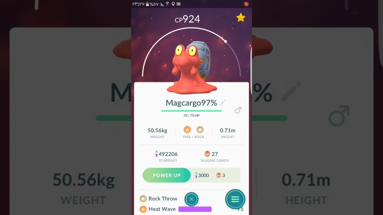 Gen 2 Pokemon GO Magcargo !! - YouTube