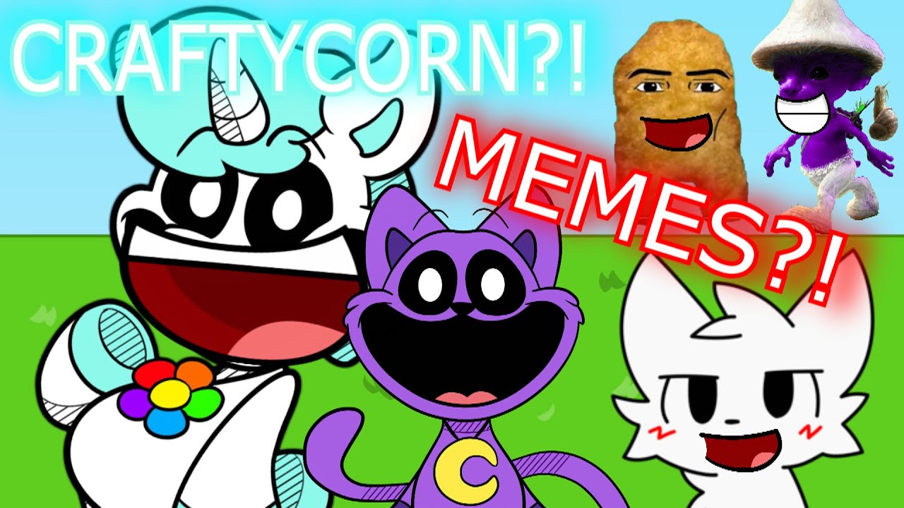 Craftycorn Song from POPPY PLAYTIME but it's various MEMES! - YouTube