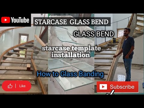 how to glass bend? The Art of Glass Staircases: carved bend glass ...