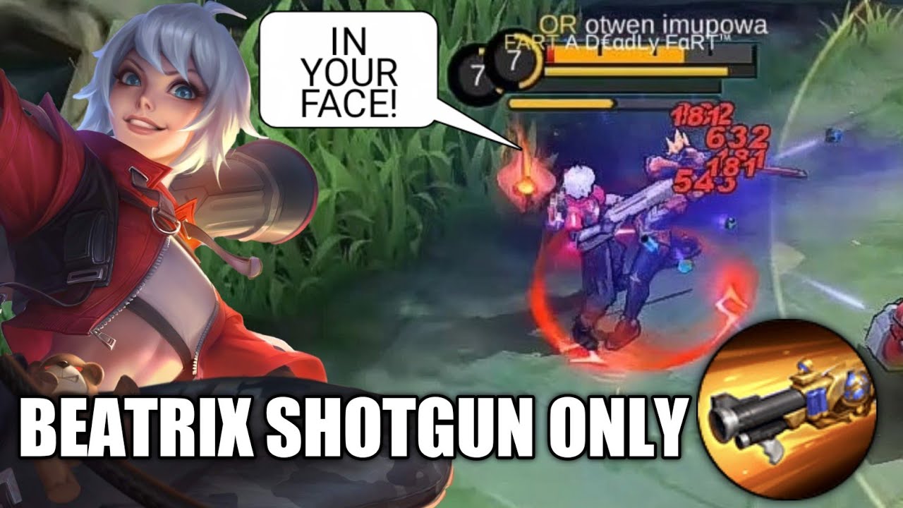 ONE-SHOT-GUN ONLY BEATRIX | WOLF XOTIC | MLBB Beatrix New Skin - YouTube