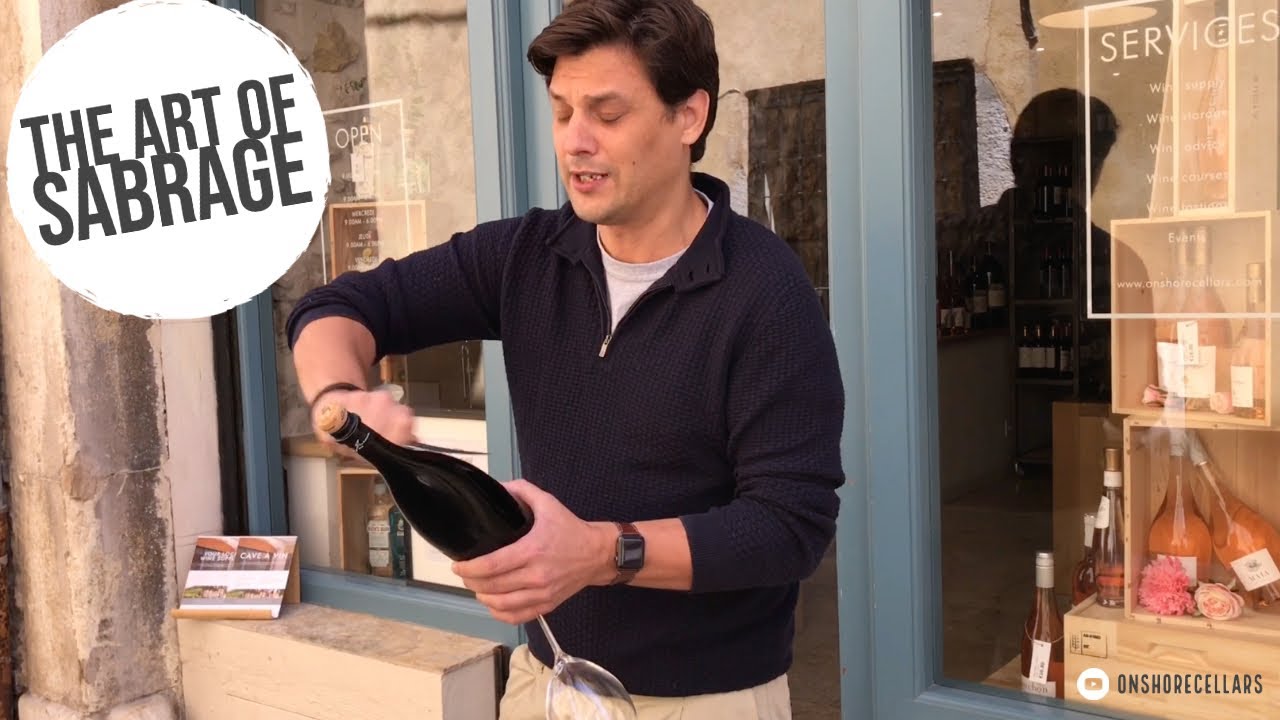 The art of Sabrage - How to open a Champagne bottle with a knife ...