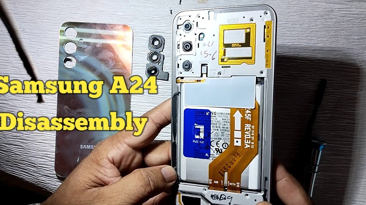 Samsung A24 Disassembly & A24 Back Pannel Open ! Eassy Trick - YouTube
