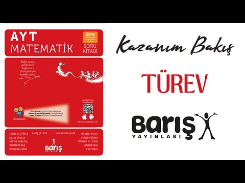 Türev Kazanım Bakış Test-8  Barış Yayınları Ayt  Matematik Soru Bankası