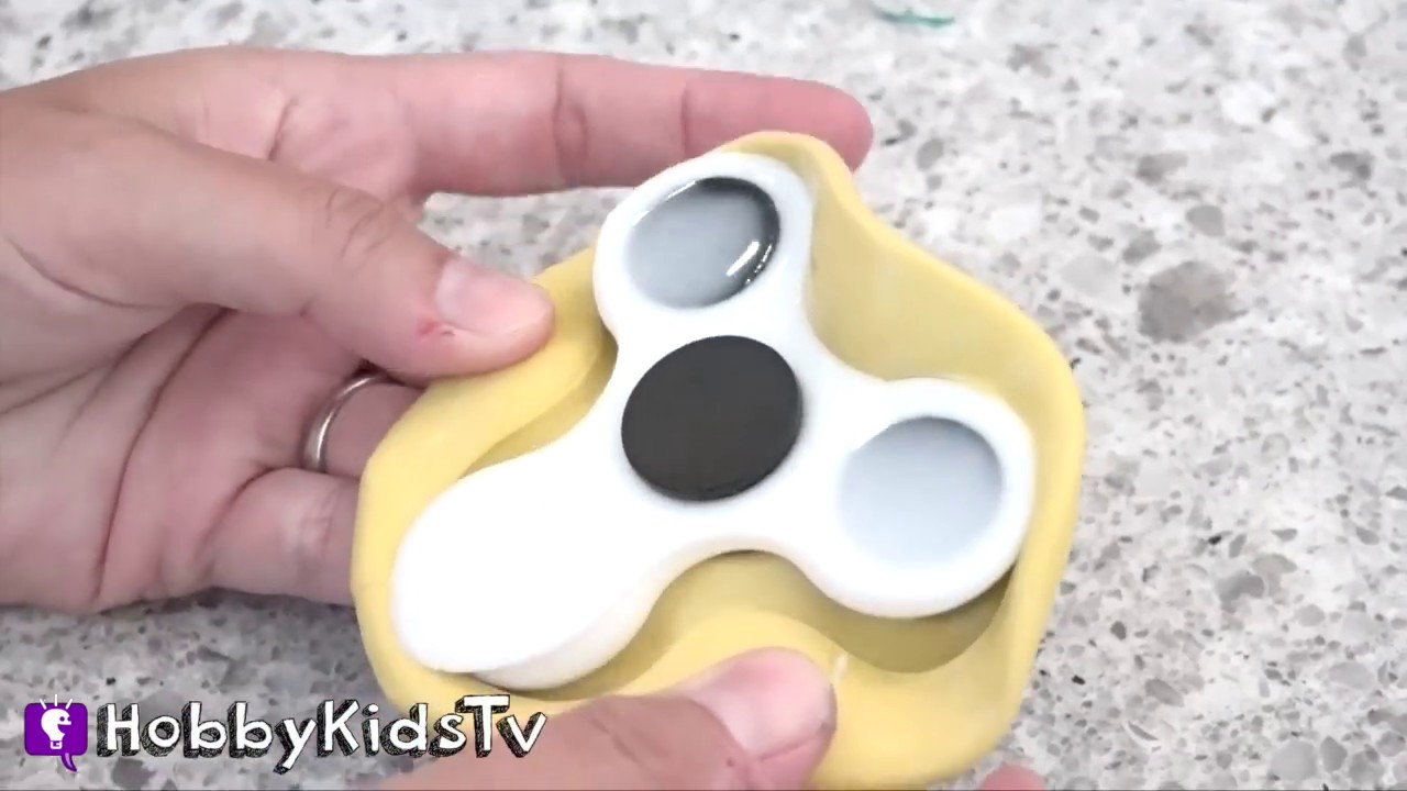 Make MAGNET Fidget Spinners! Emoji Painting Arts and Crafts Resin ...