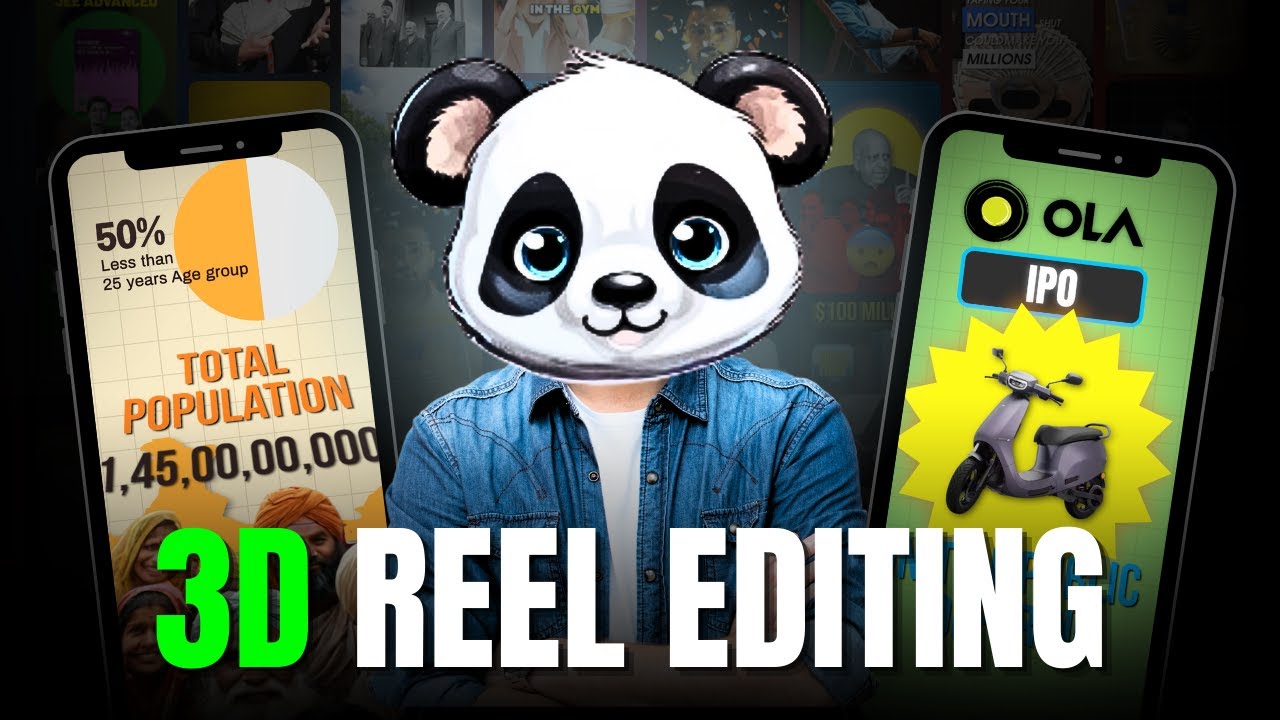 How To Edit 3D Viral Instagram Reels 🔥using Premiere Pro | Live Reel ...