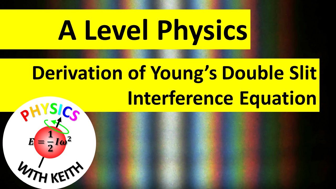 Derivation of Young's Double Slit Interference Equation | A Level ...