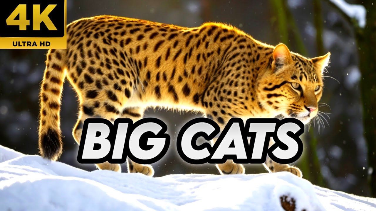 Wild Cats 4K Beautiful Scenes Of Wildlife | big cats 4k | stray cats 4k ...