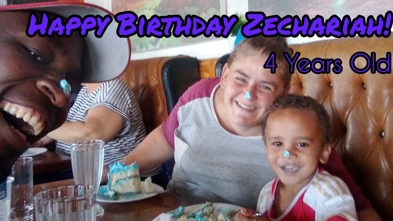 Zechariah Turns Four! Birthday Celebration. - YouTube