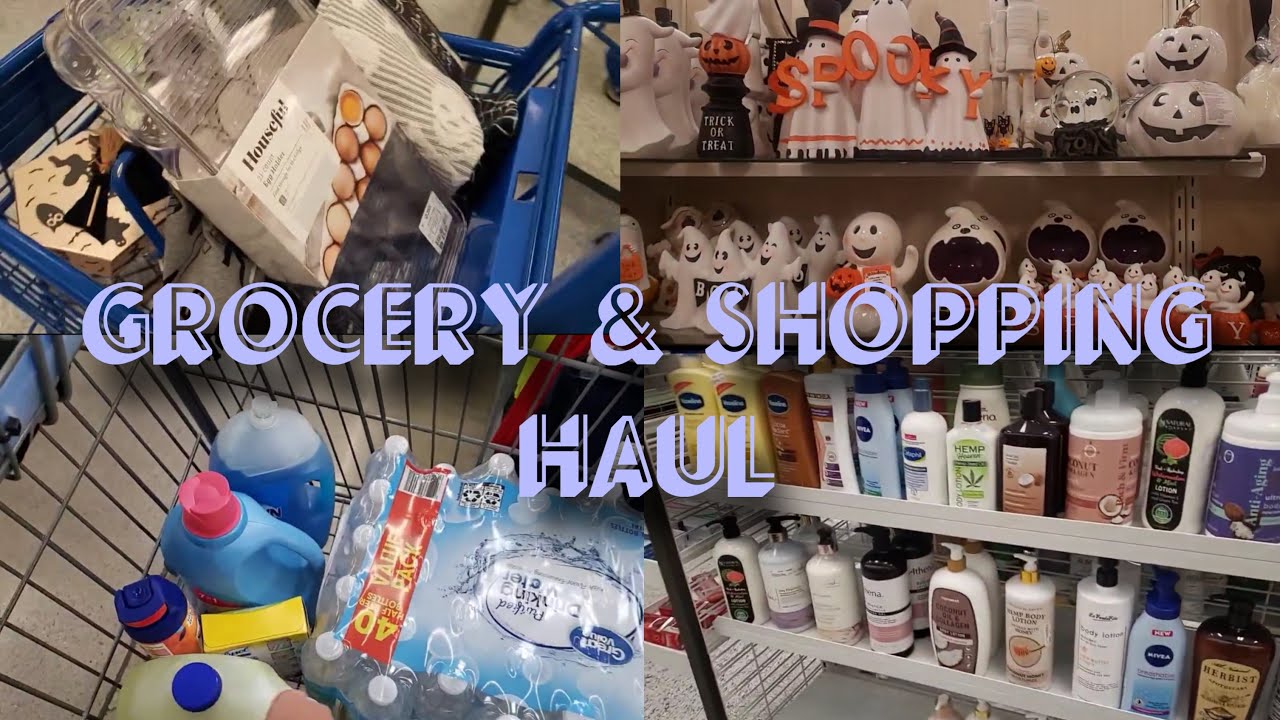 Grocery & Shopping Haul | Ross, Home Goods, Walmart - YouTube