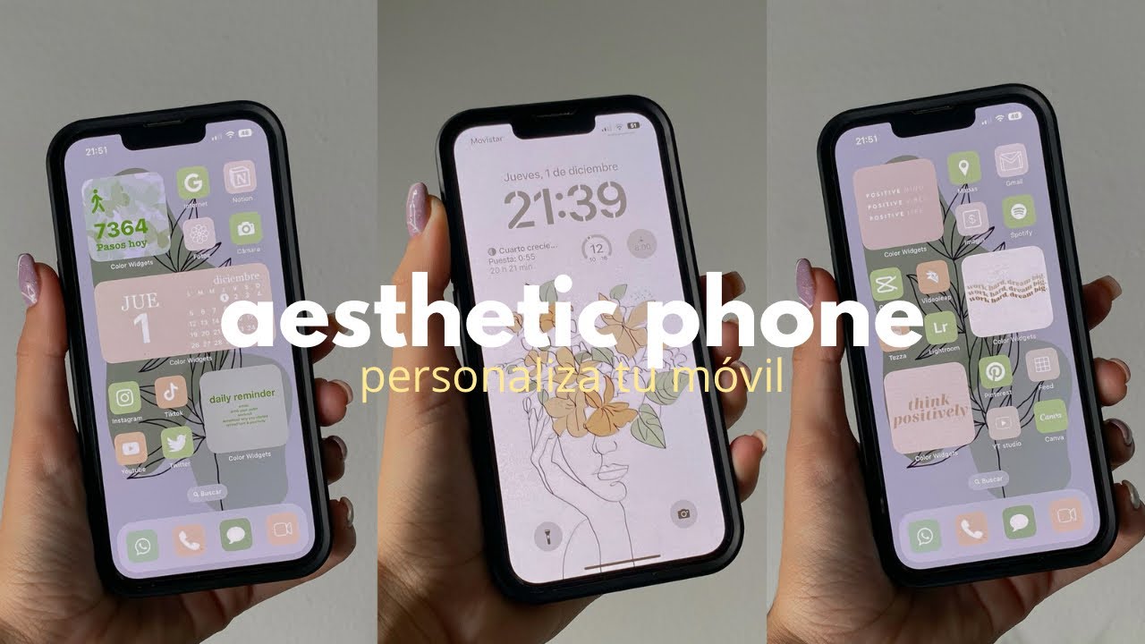 Personaliza tu móvil para que te transmita paz | aesthetic phone | iOS ...