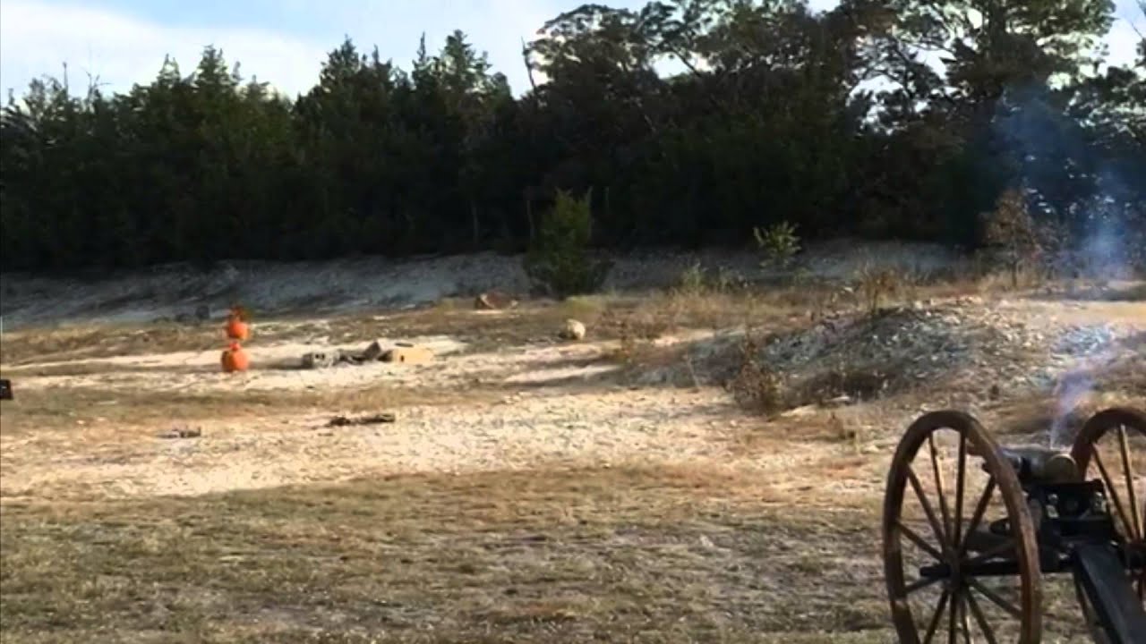 Cannon Shooting Pumpkins - YouTube