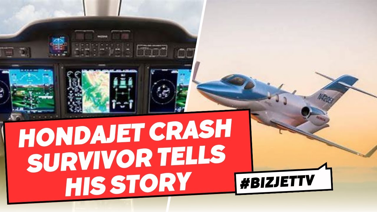 Hondajet Crash Survivor Tells His Story - YouTube