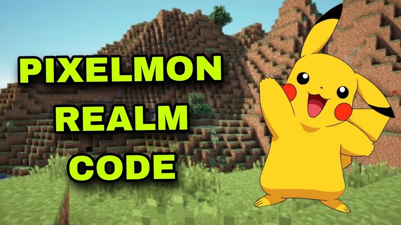 BEST PIXELMON REALM CODE FOR BEDROCK EDITION! - YouTube