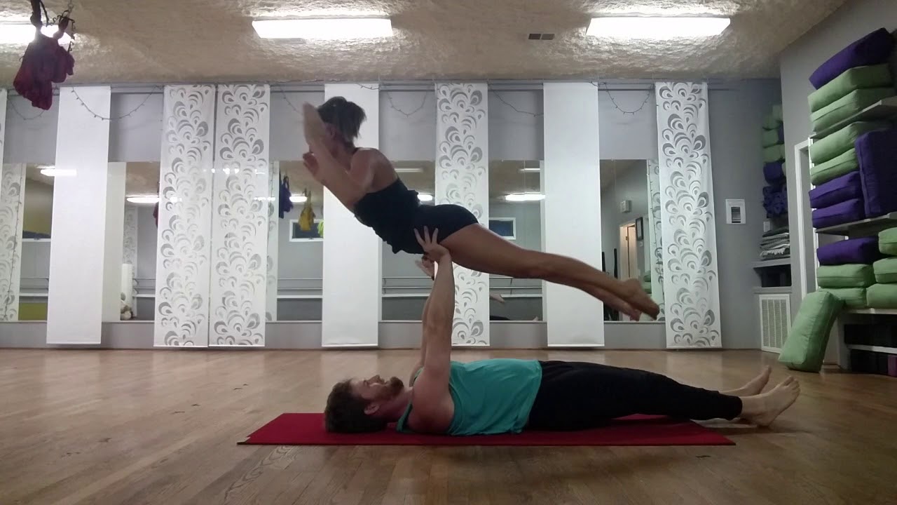 Full Acro Yoga Routine with Zach 7-16 - YouTube