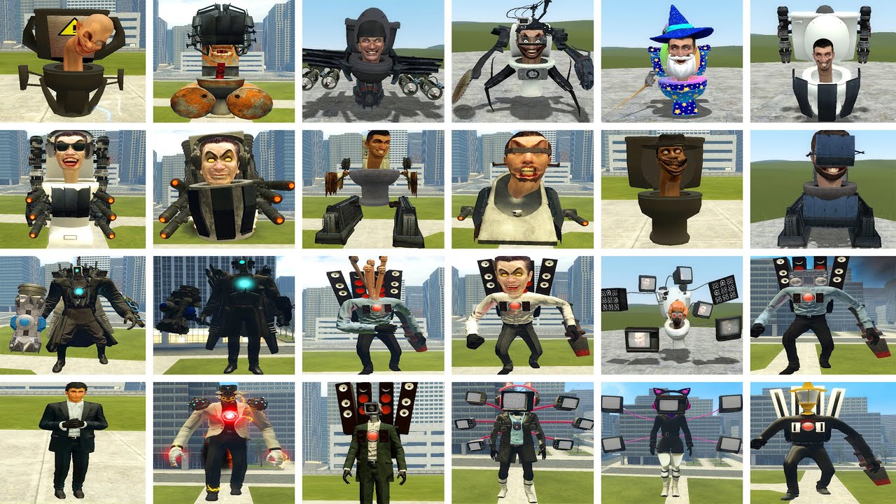 NEW UPDATE ALL Upgraded G-MAN SKIBIDI TOILET ARMY VS TITAN SPEAKERMAN ...