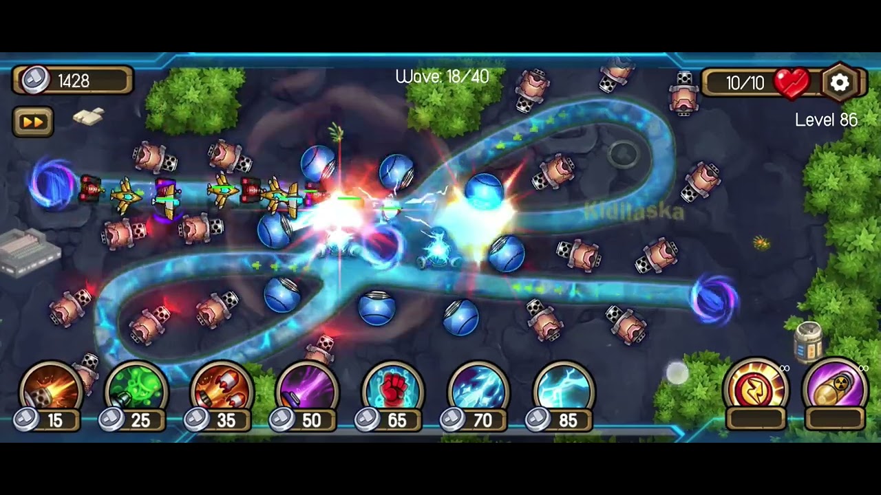 Level 86 of Tower Defense Galaxy Legend Game | @Kidilaska gaming video ...